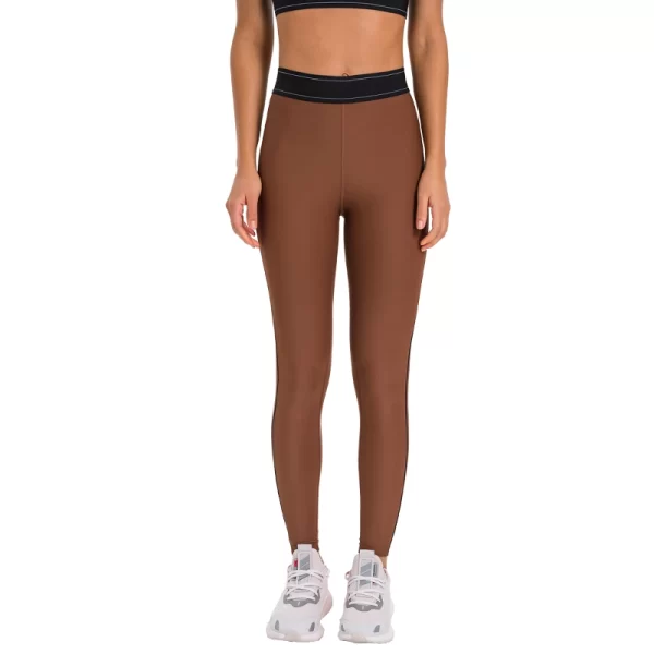 Contrast Leggings for Yoga Running Workout Training